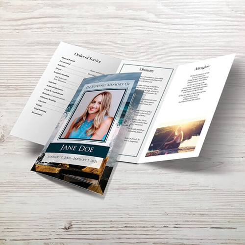 Funeral Programs: Memorial Order of Service Printing | FuneralPrints.com